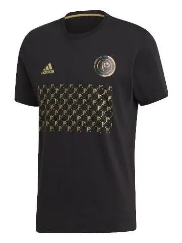 Adidas Pp Gra Tee Soccer/football Sports Training Short Sleeve - Black