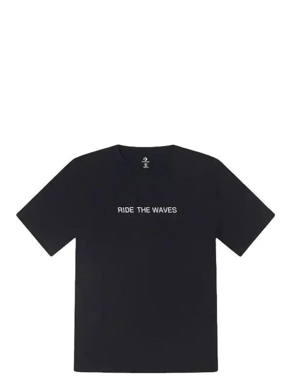 CONVERSE Summer Verbiage T-shirt Asia Sizing - Black