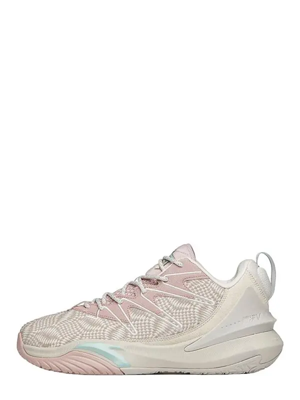 ANTA Shock Quick Decision 5.0 Athletic Sneakers - Grey/pink