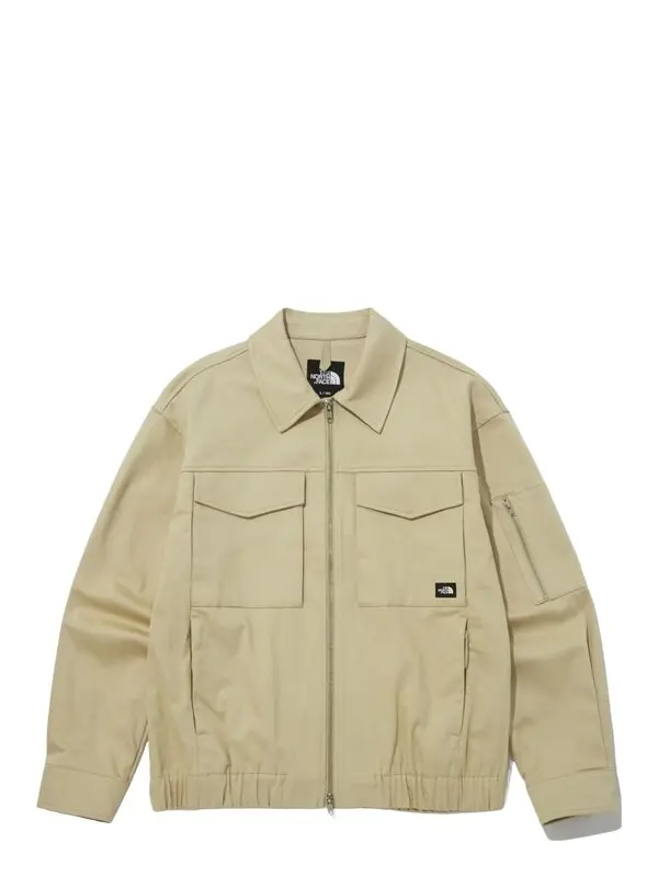 The North Face All-round Collar Bomber Jacket - Beige