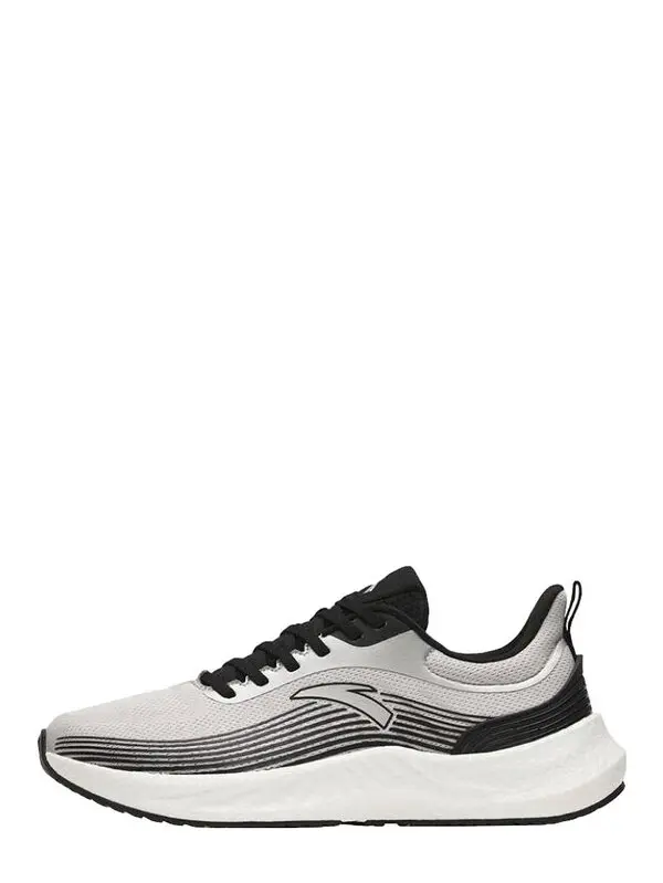ANTA Mars Foam Sneakers - White/grey/silver