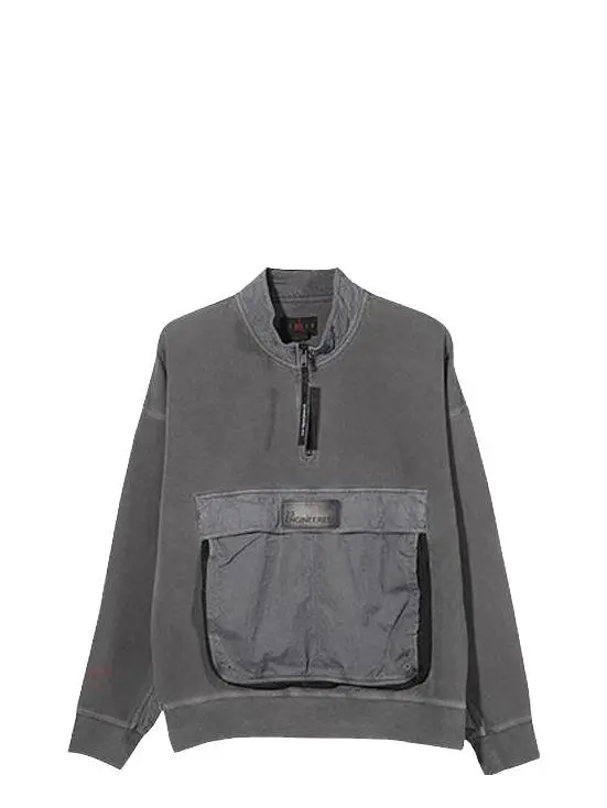 JORDAN 23 Engineered Half Zip Open Sweatshirt For - Black