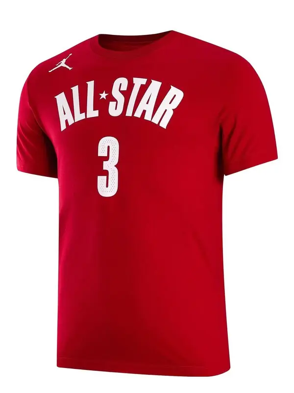 JORDAN All-star Nba Chris Paul T-shirt 'red - Red/multi-color