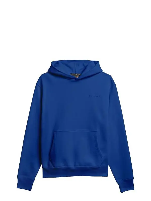 Adidas Originals X Pw Basics Embroidered Monogram Hoodie - Blue