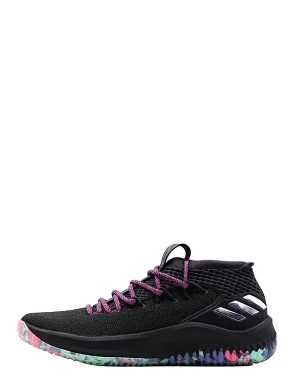 Adidas Dame 4 Cny Athletic Sneakers - Black