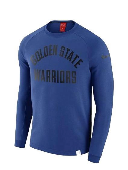 Nike Golden State Warriors Basketball Crew-neck - Blue