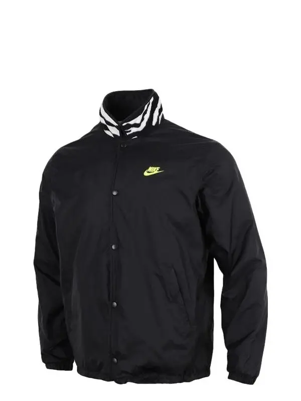 Nike Coaches Reversible Fleece Jacket - Black