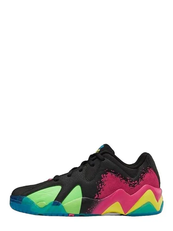REEBOK Nerf X Hurrikaze 2 Low 'backboard Breaker' Sneakers - Black/proud Pink/solar Lime