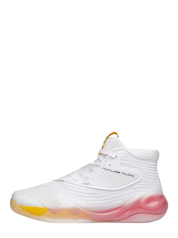ANTA Klay Thompson 6 Basketball High Top Sneakers - White/yellow/pink