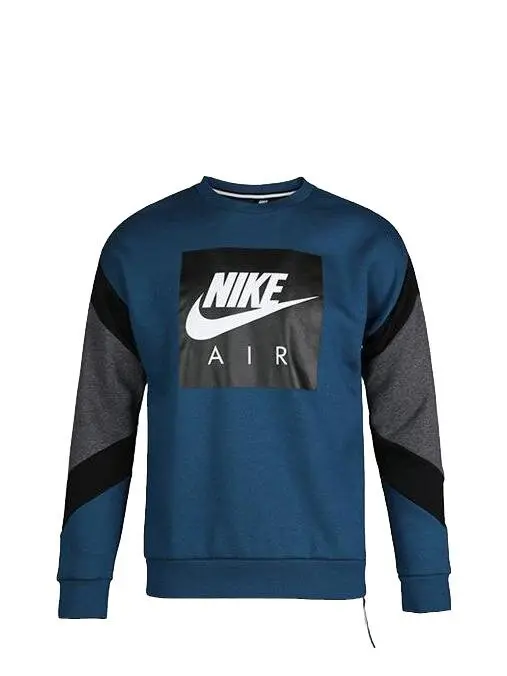 Nike Crew Fleece Round Neck Pullover - Blue