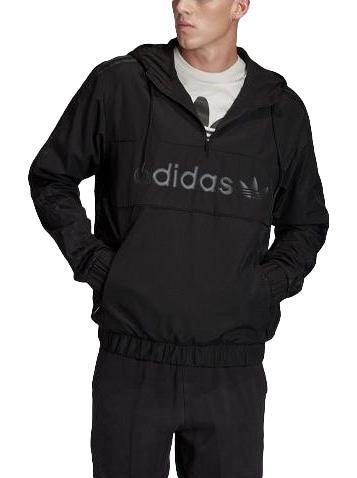 Adidas Hooded Jacket With Logo Pattern - Default Color