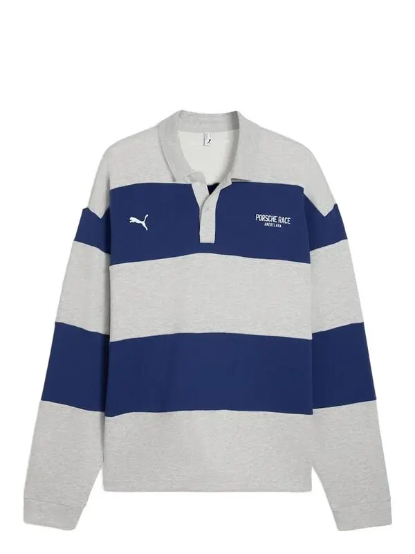 PUMA X Porsche Legacy Long Sleeve Polo Shirt - Blue Jewel