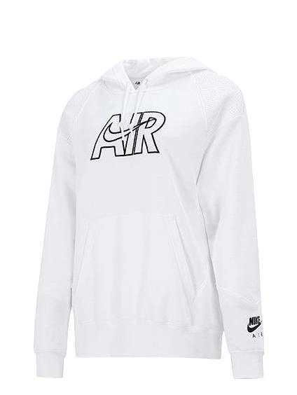 Nike As Nsw Air Fleece Hooded Pullover - White