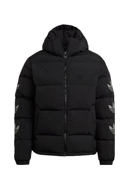 Adidas Originals Padded Down Jacket With Hood - Black