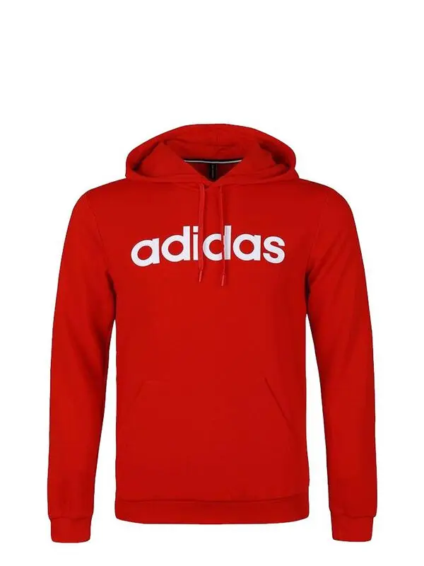 Adidas Neo Esntl Logo Hd Hoodie - Red