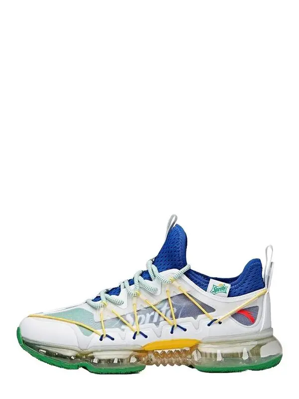 ANTA X Spirit Full Cushion Sneakers - White/yellow/blue
