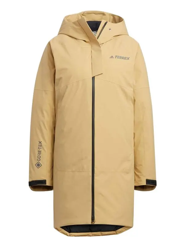Adidas Long Down Jacket - Yellow