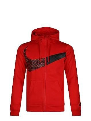 Nike Big Swoosh Hooded Jacket - Red