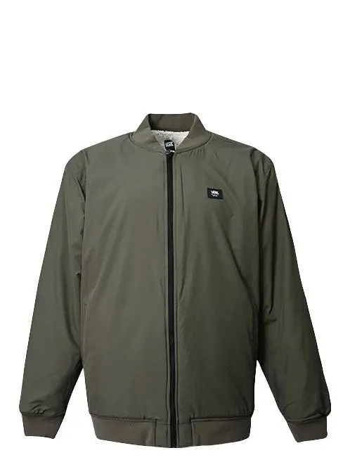 VANS Reversible Lamb's Wool Bomber Jacket - Green