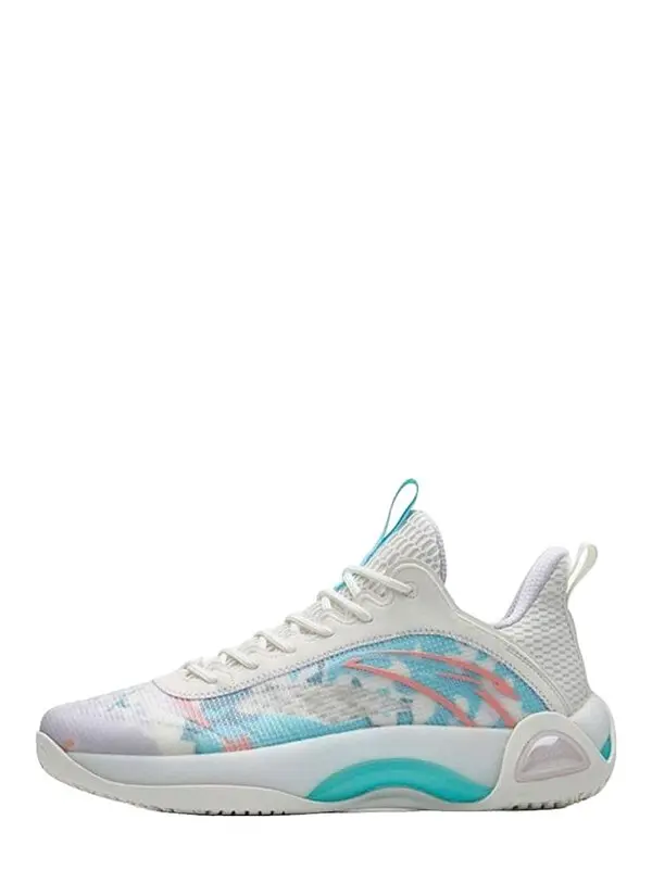 ANTA Cement Bubble 2.0 Athletic Sneakers - White/purple/green