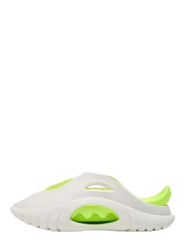 RIGORER Shark Sandals - White/lemon Green