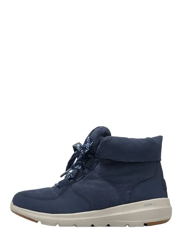 Sketchers Glacial Ultra 'trend Up' High Top Boots - Navy