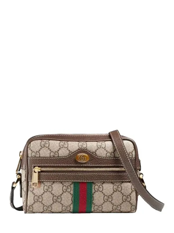Gucci Ophidia Series Mini Messenger Bag - Cream