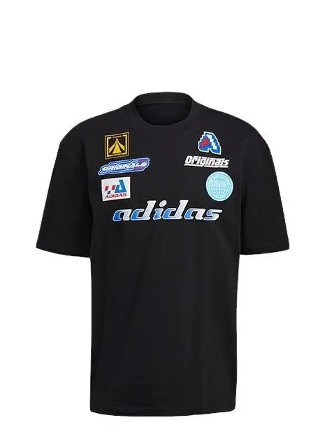 Adidas Originals Printed Short Sleeve T-shirt - Black