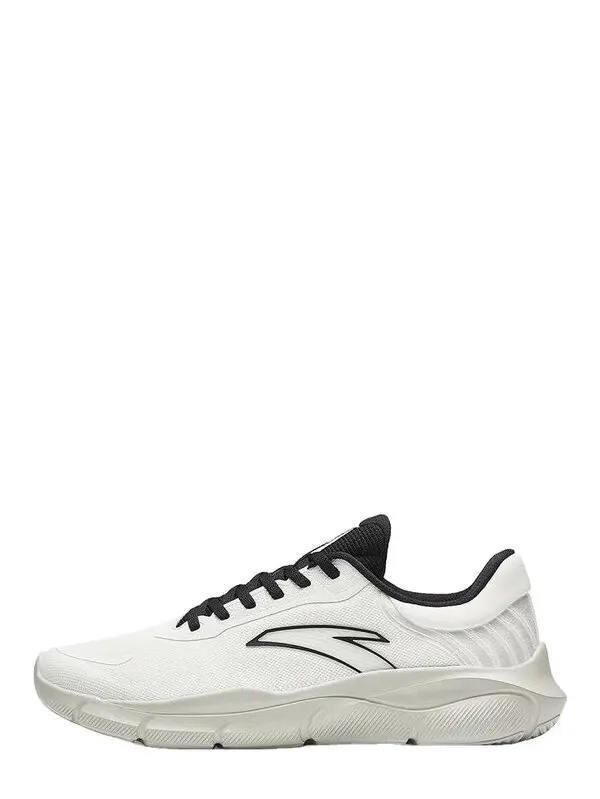 ANTA Athletic Lace-up Sneakers - White/black/grey