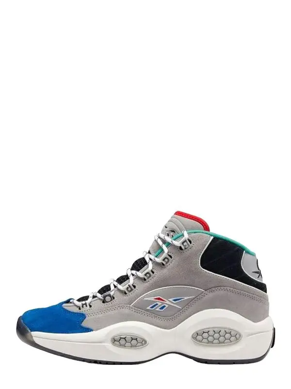 REEBOK Question Mid "draft Night" Sneakers - Black/gray/blue