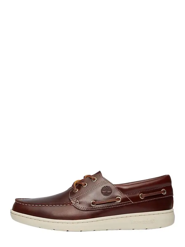 Timberland Portofino Pier Boat Shoes - Burgundy/sail