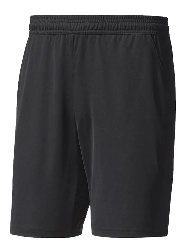 Adidas Solid Color Elastic Waistband Casual Shorts - Multi-color