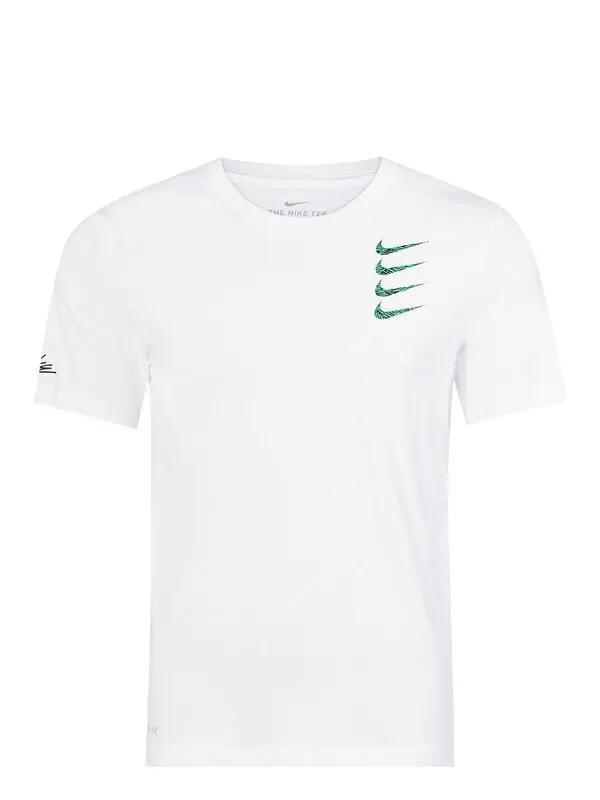 Nike Dri-fit Round Neck Short Sleeve - White