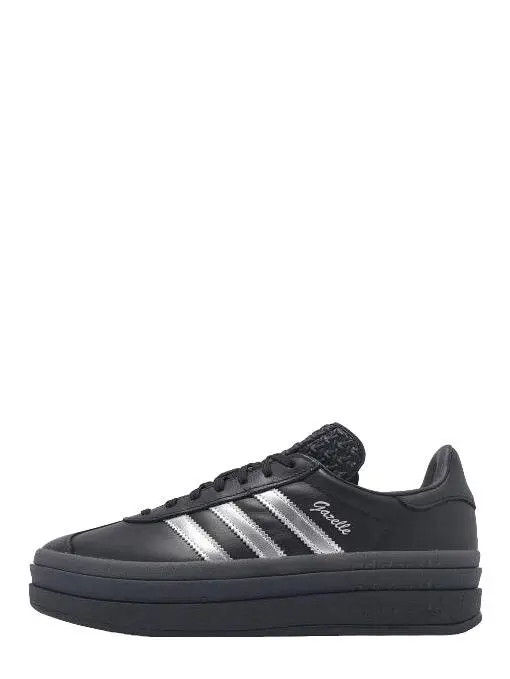 Adidas Gazelle Bold Platform Sneakers - Black/silver