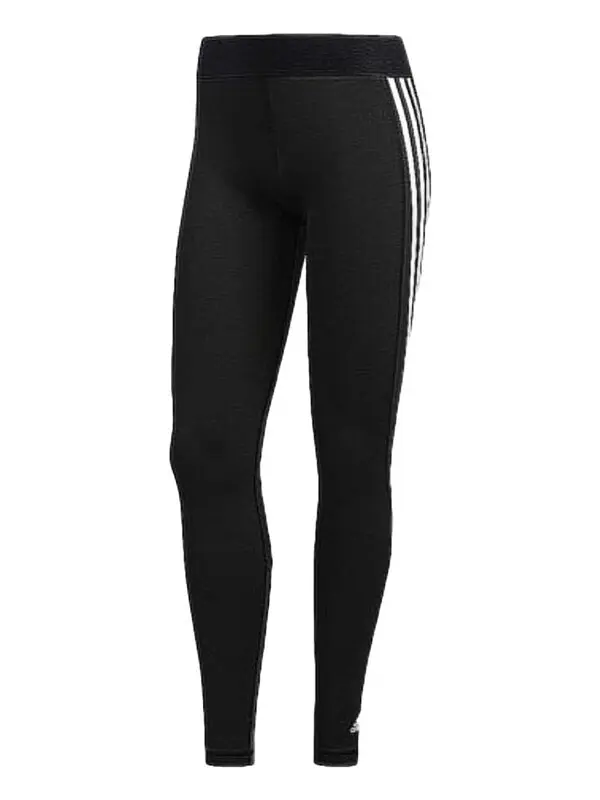 Adidas Alphaskin 3-stripes Long Tights - Black