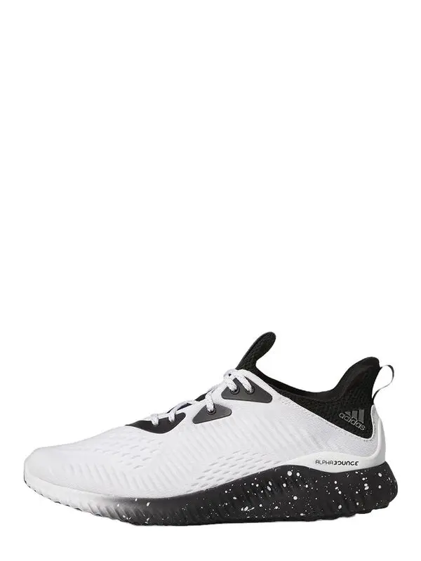 Adidas Alphabounce 1 Sneakers - Cloud White/iron Metallic/core Black