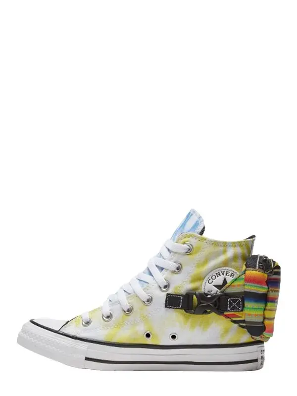 CONVERSE Chuck Taylor All Star High 'buckle Up Rainbow Tie-dye - Multi-color