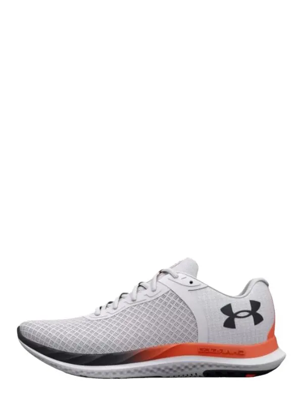 Under Armour Charged Breeze Athletic Sneakers - White/orange/black