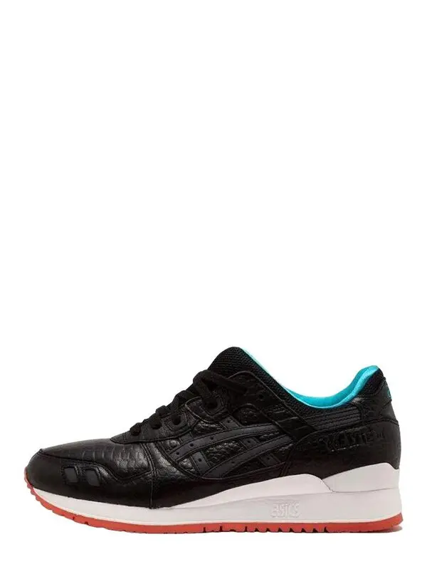 Asics Gel Lyte 3 "miami Vice" Sneakers - Black/red