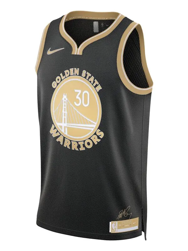 Nike Nba Stephen Curry Golden State Warriors 2023/24 Swingman Jersey - Black