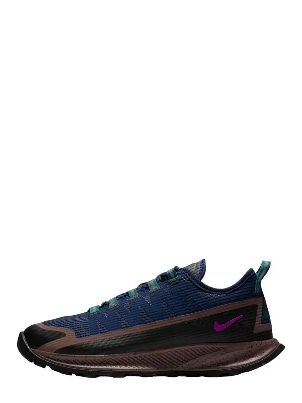 Nike Air Nasu Low Top Sneakers - Blueblackpurple