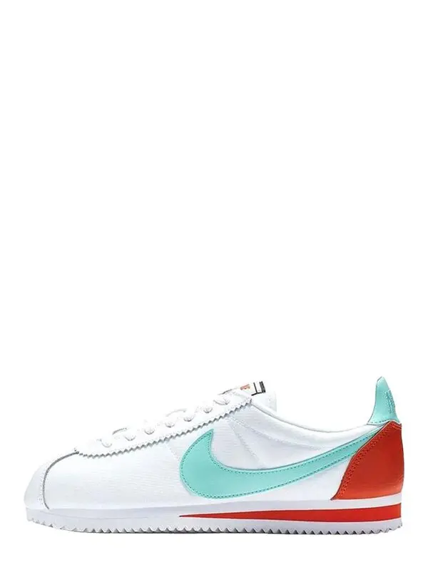 Nike Classic Cortez Premium Sneakers - White/blue/red