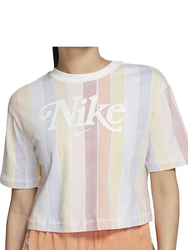 Nike Colorblock Short Sleeve Stripe T-shirt - Multi-color