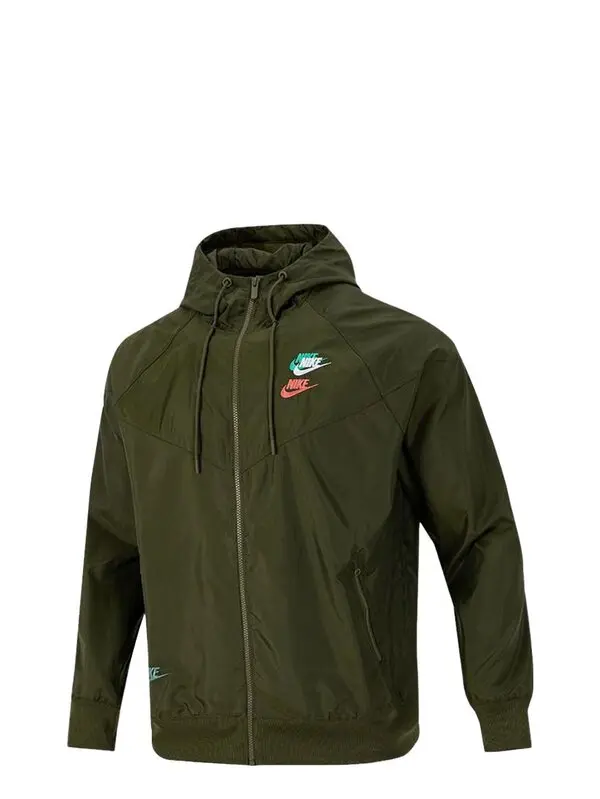 Nike Embroidered Logo Hooded Jacket - Multi-color