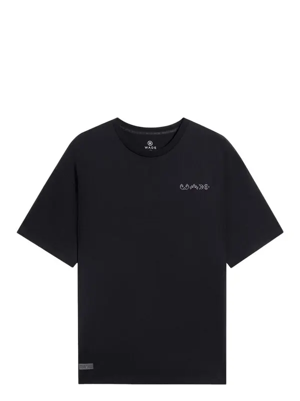 LI-NING Way Of Wade Small Graphic T-shirt 'black - Black/grey