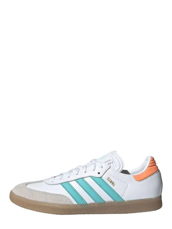 Adidas X Inter Miami Samba Sneakers - White/easy Mint/pink