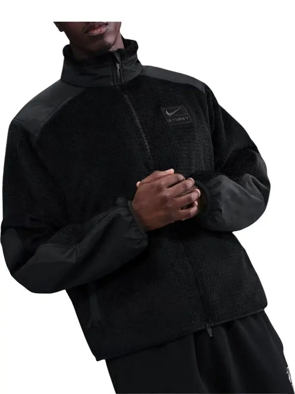 Nike X Stussy Tactical Lightweight Zip Up Jacket - Black