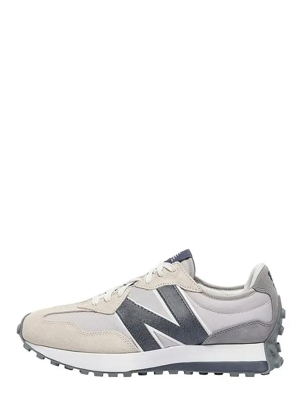 NEW BALANCE 327 Athletic Sneakers - Gray/white/navy Blue