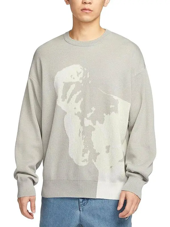 Nike Skateboarding Pullover Sweater - Light Grey