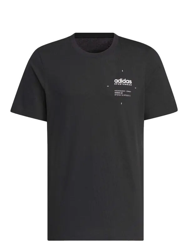 Adidas Small Linear Logo T-shirt Asia Sizing - Black